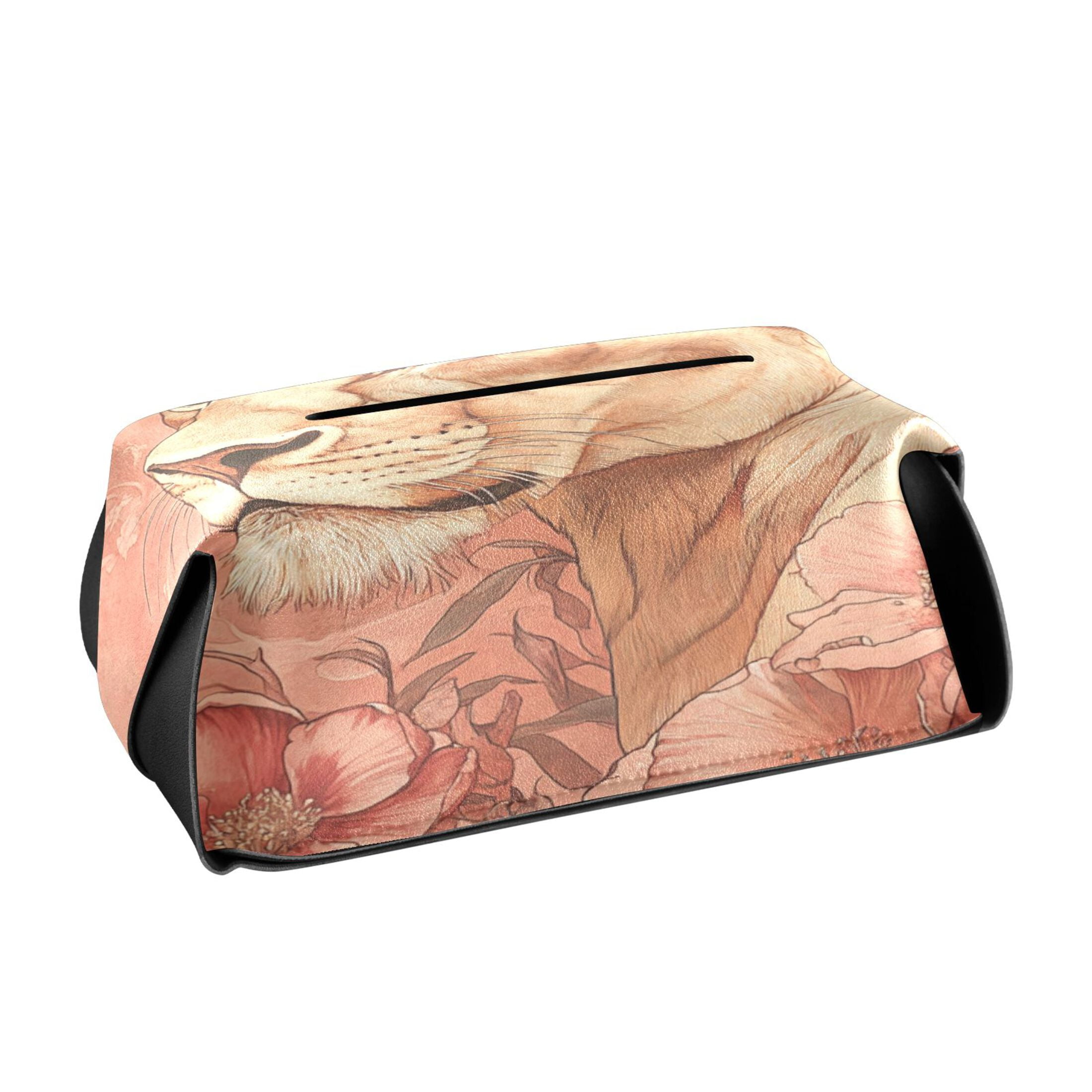 BZSMCE Leatehr Tissue Holders Cute Regal Blossom Pattern Tissue box - Walmart.com