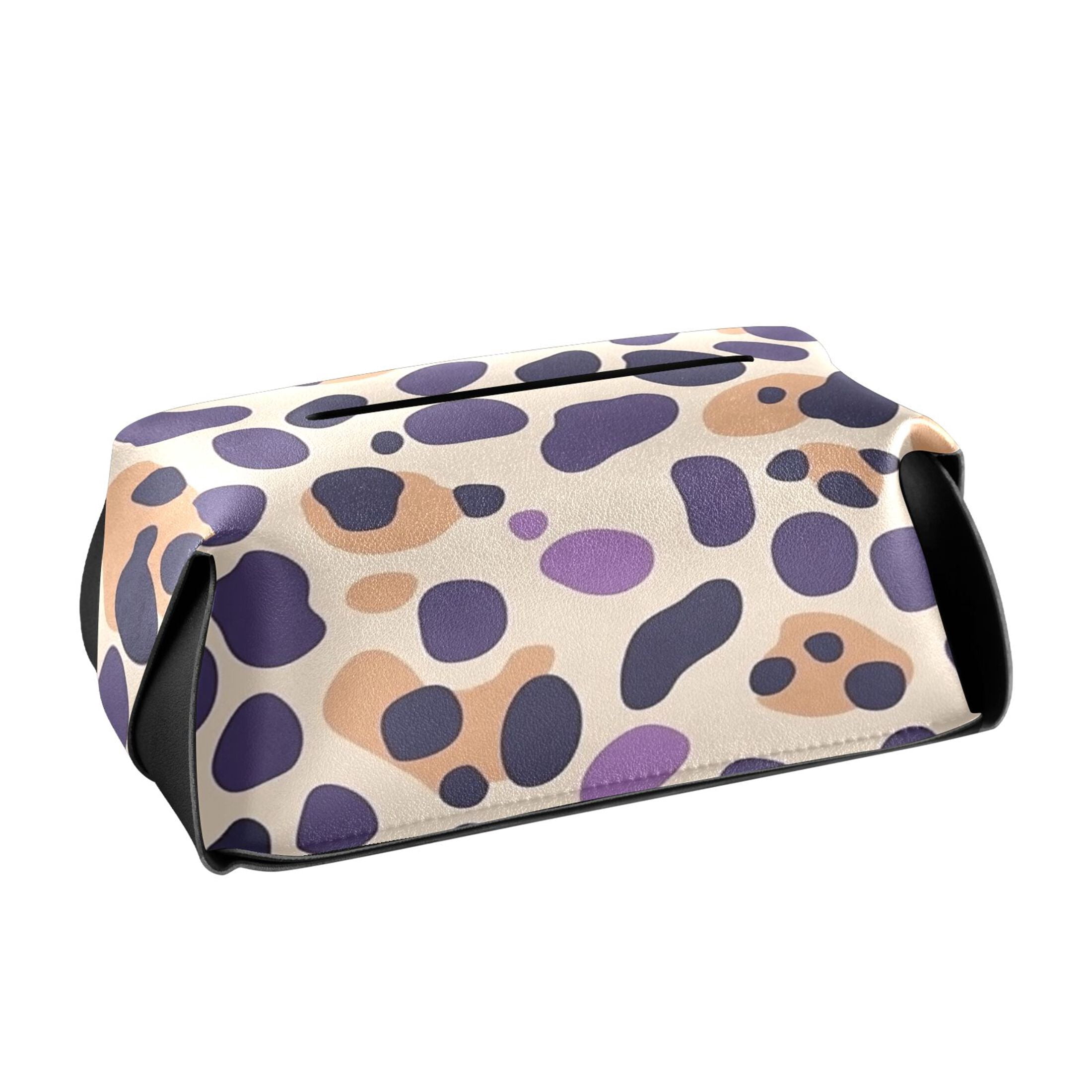 BZSMCE Leatehr Tissue Holders Cute Spots Of Charm Pattern Tissue box ...