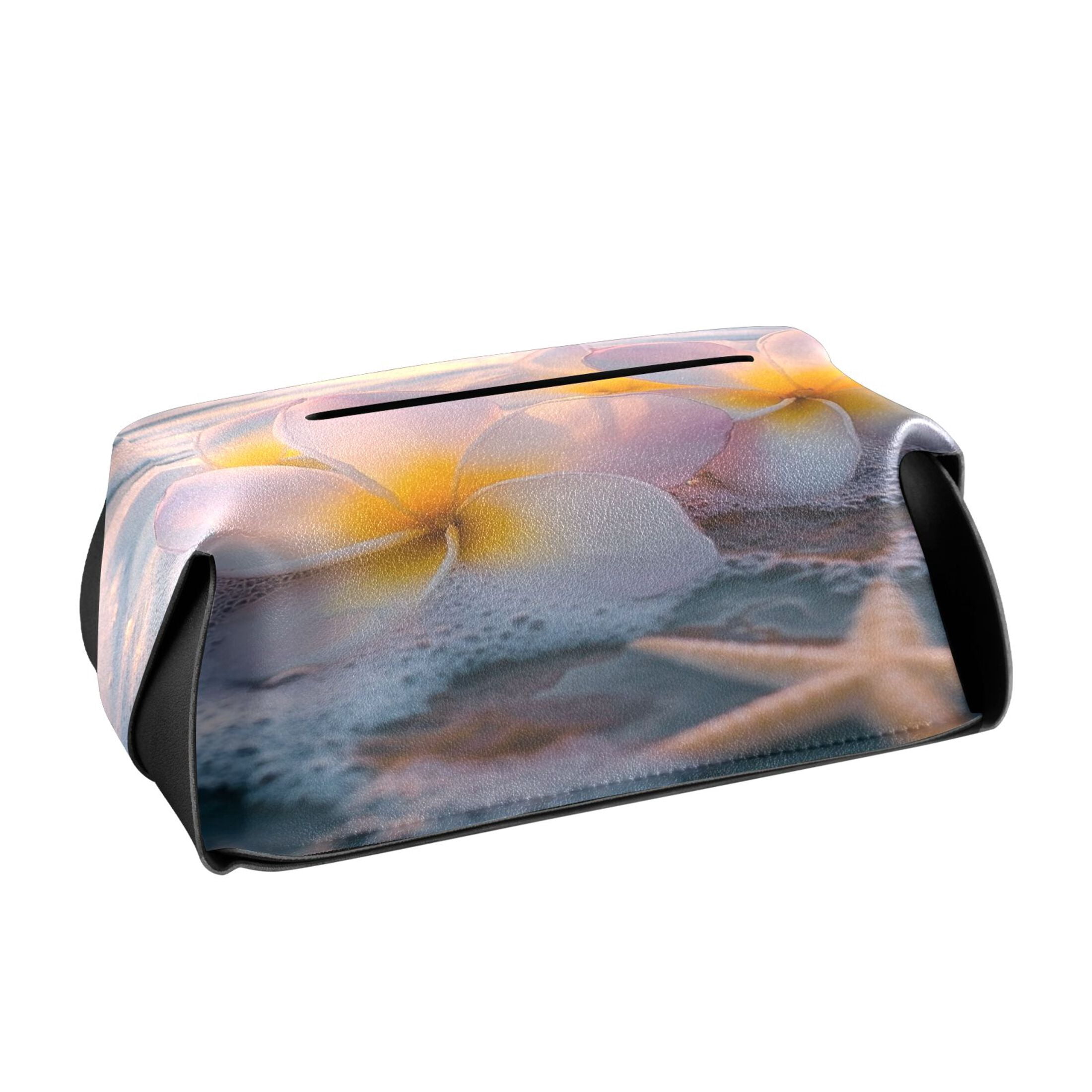 BZSMCE Leatehr Tissue Holders Cute Tropical Bliss Pattern Tissue box ...