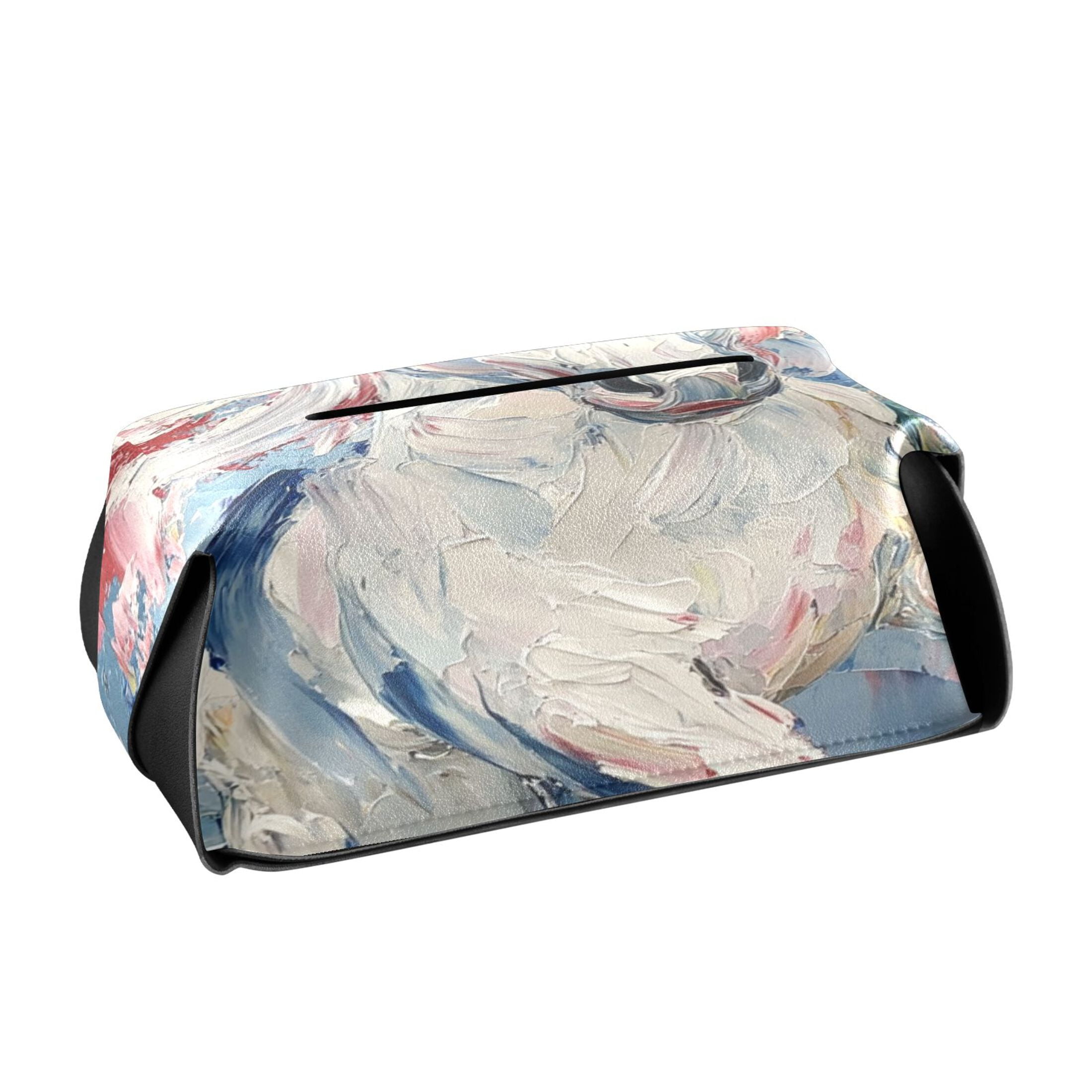 BZSMCE Leatehr Tissue Holders Cute Whimsical Gallop Pattern Tissue box ...