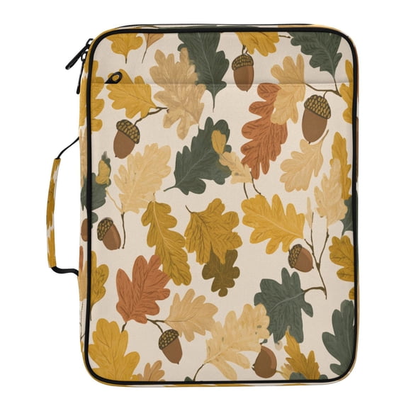 BZSMCE Leaves Pine Cones Pattern Pattern Water-Resistant Filing Folder ...