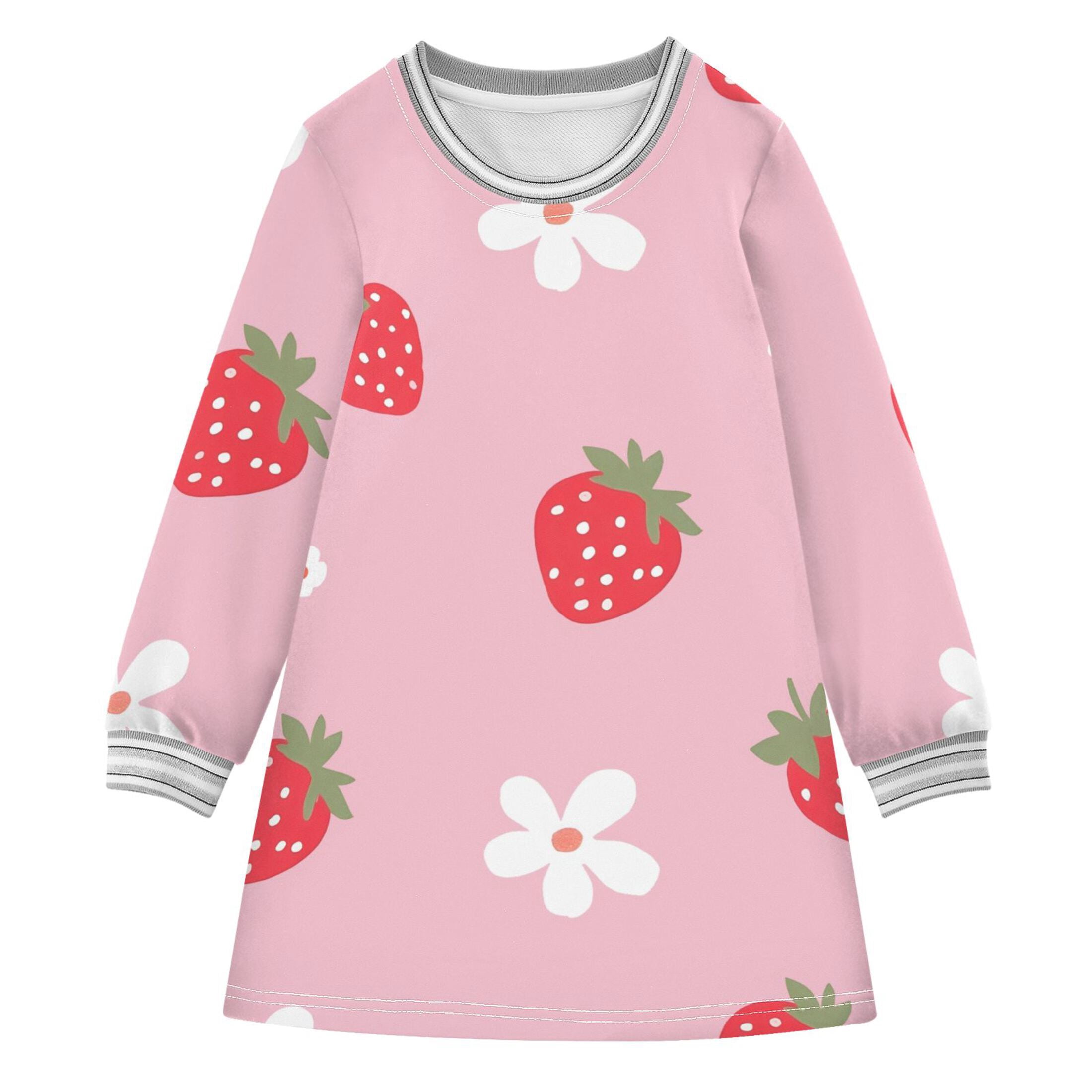 BZSMCE Little Girls Long Sleeved Hoodie A Dresses Pink Star Classical ...