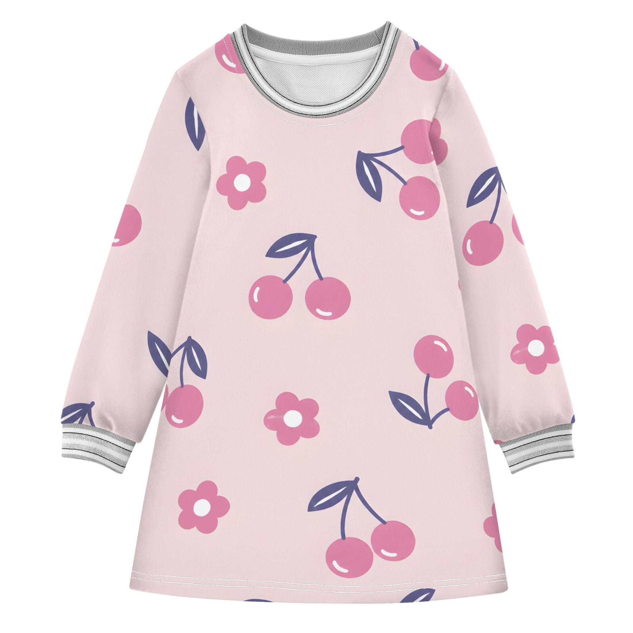 BZSMCE Little Girls Long Sleeved Hoodie A Dresses Pink Star Classical ...