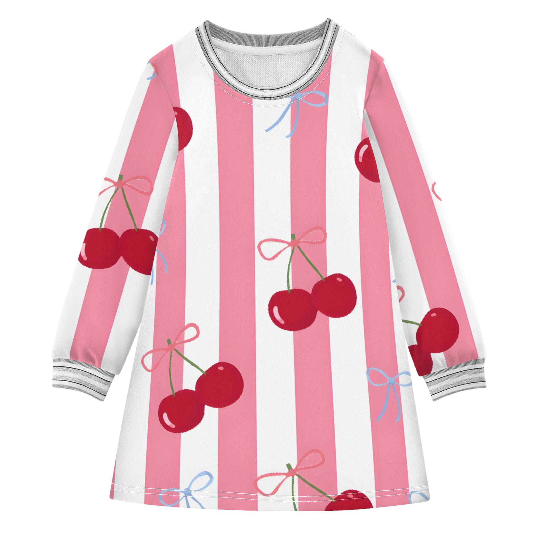 BZSMCE Little Girls Long Sleeved Hoodie A Dresses Pink Star Classical ...