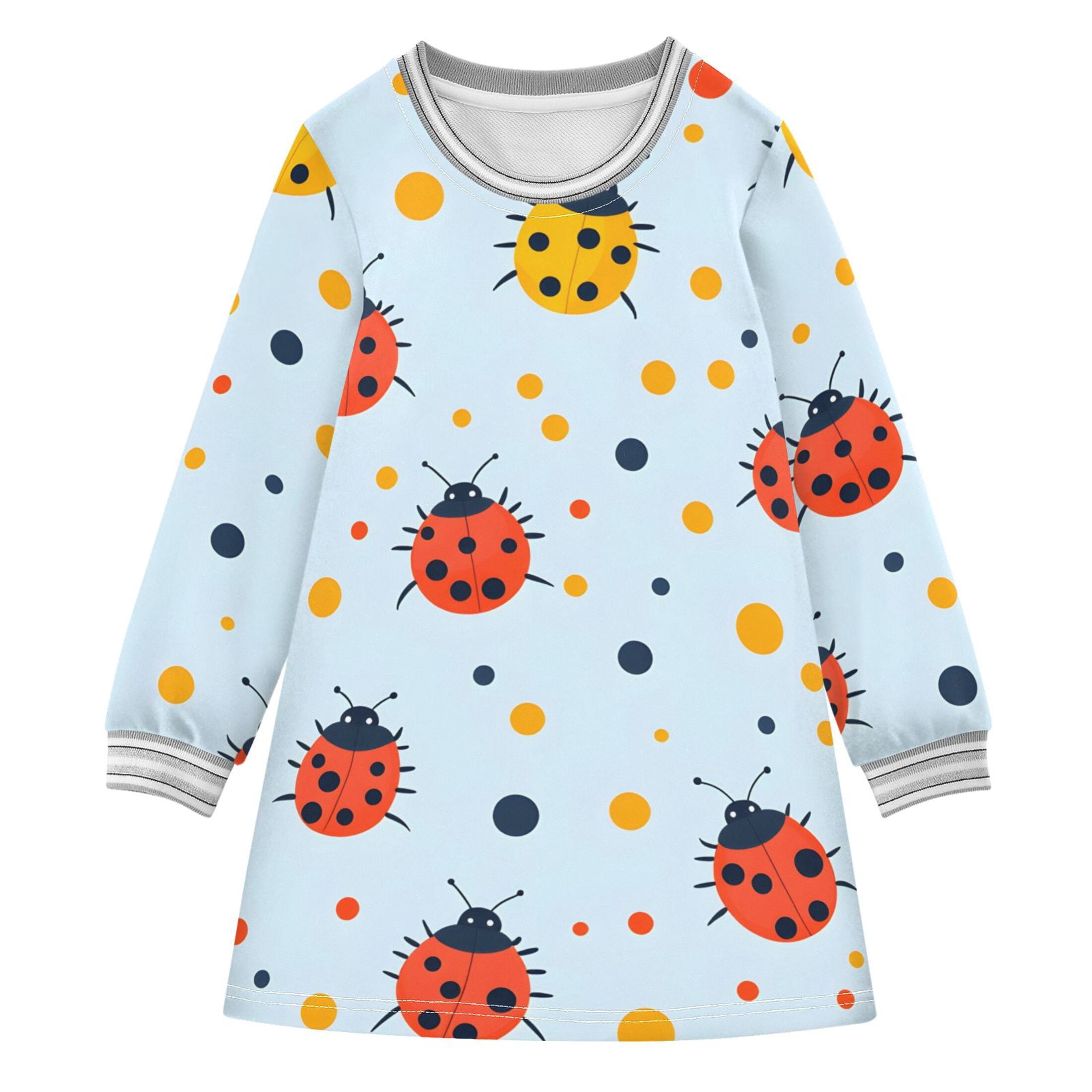 BZSMCE Little Girls Long Sleeved Hoodie A Dresses Pink Star Classical ...