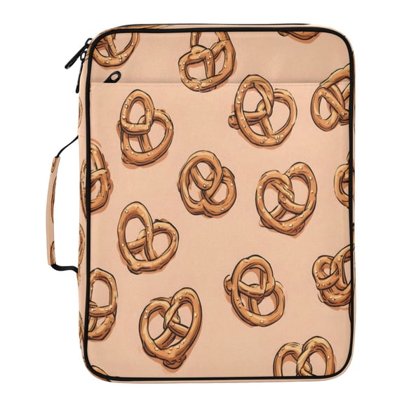 BZSMCE Love Bread Pattern Pattern Water-Resistant Filing Folder Binder ...