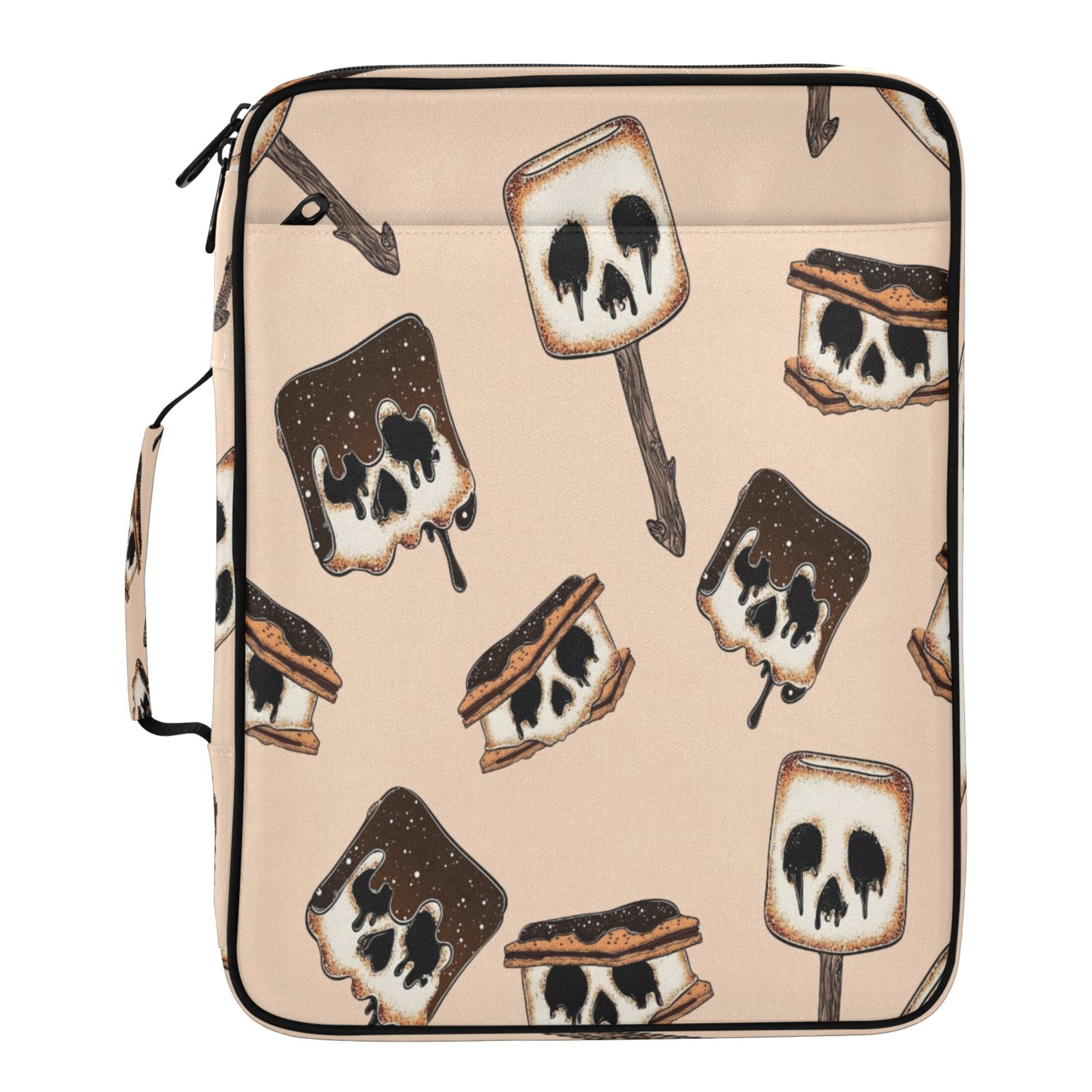 BZSMCE Marshmallow Ghost Pattern Pattern Water-Resistant Filing Folder ...