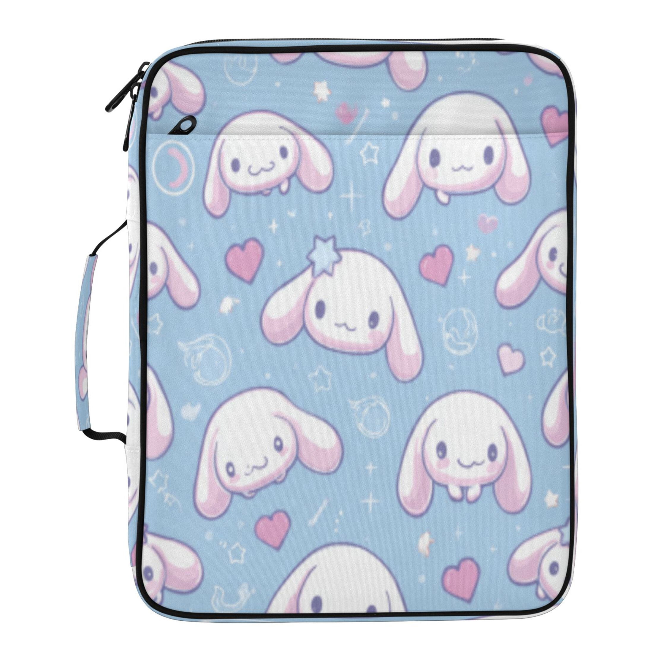 BZSMCE Moonlit Star Pup Pattern Water-Resistant Filing Folder Binder ...