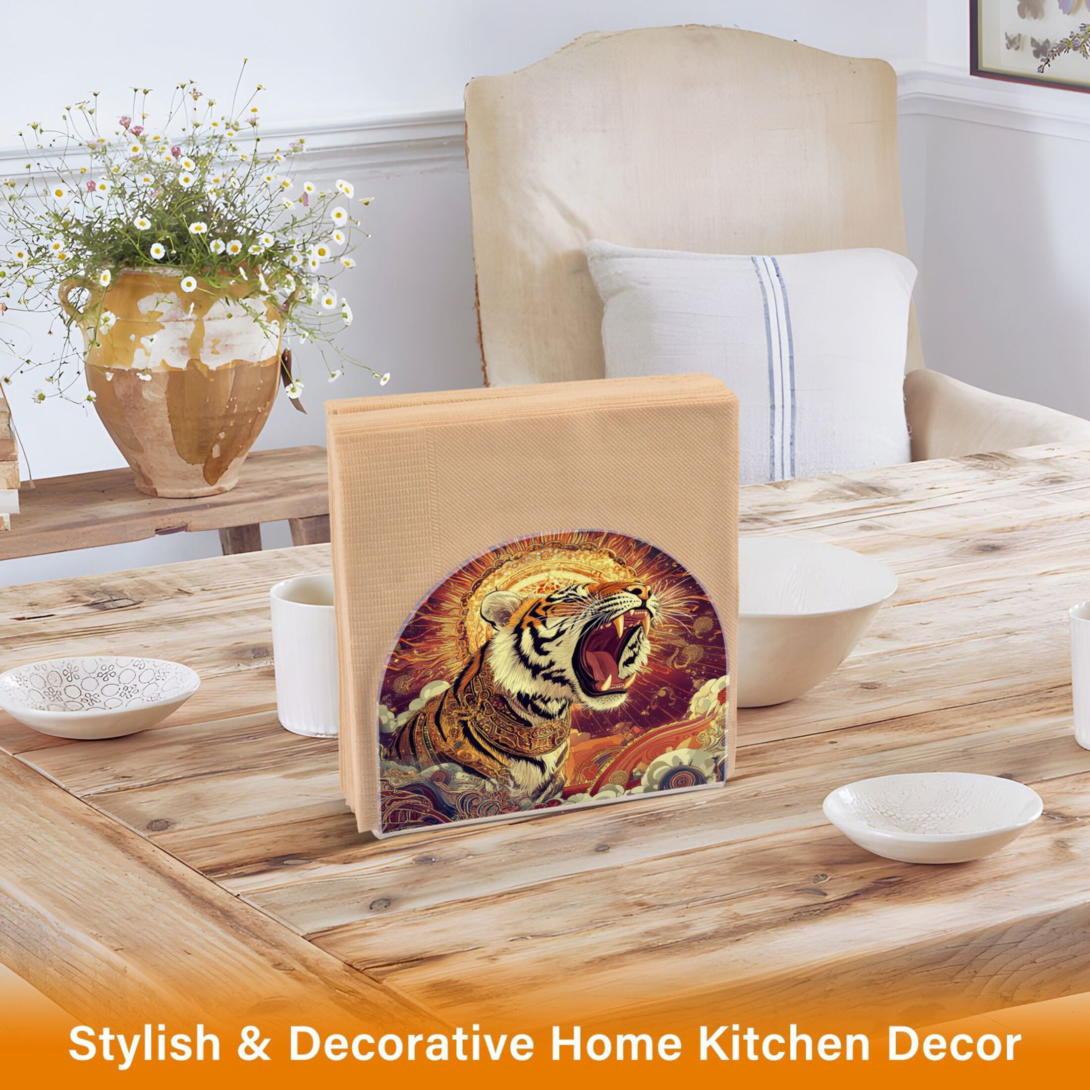 BZSMCE Napkin Holder Creative Cosmic King Pattern Classic Napkin ...