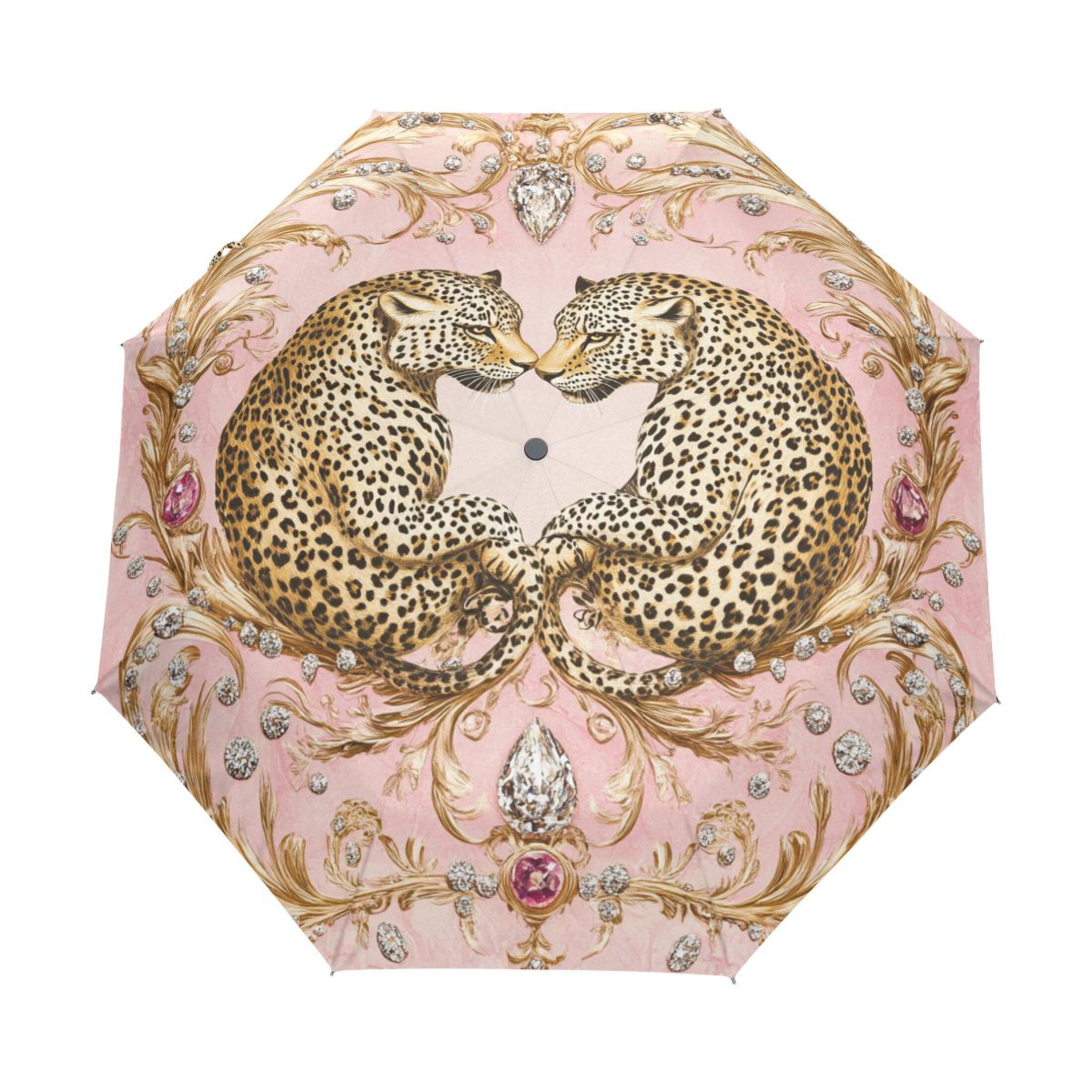 BZSMCE One-Touch Auto Open Close Rain Umbrella With Creative The ...