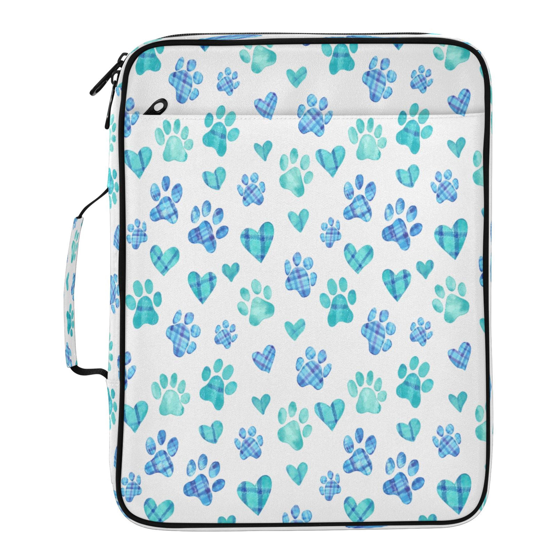 BZSMCE Paws Love Pattern Pattern Water-Resistant Filing Folder Binder ...