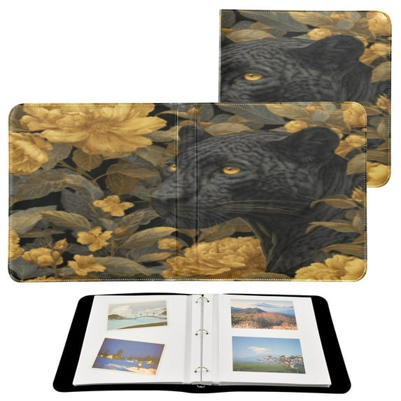 BZSMCE Photo Album Book Scrapbooking Amber Eyes in A Flora Forest ...