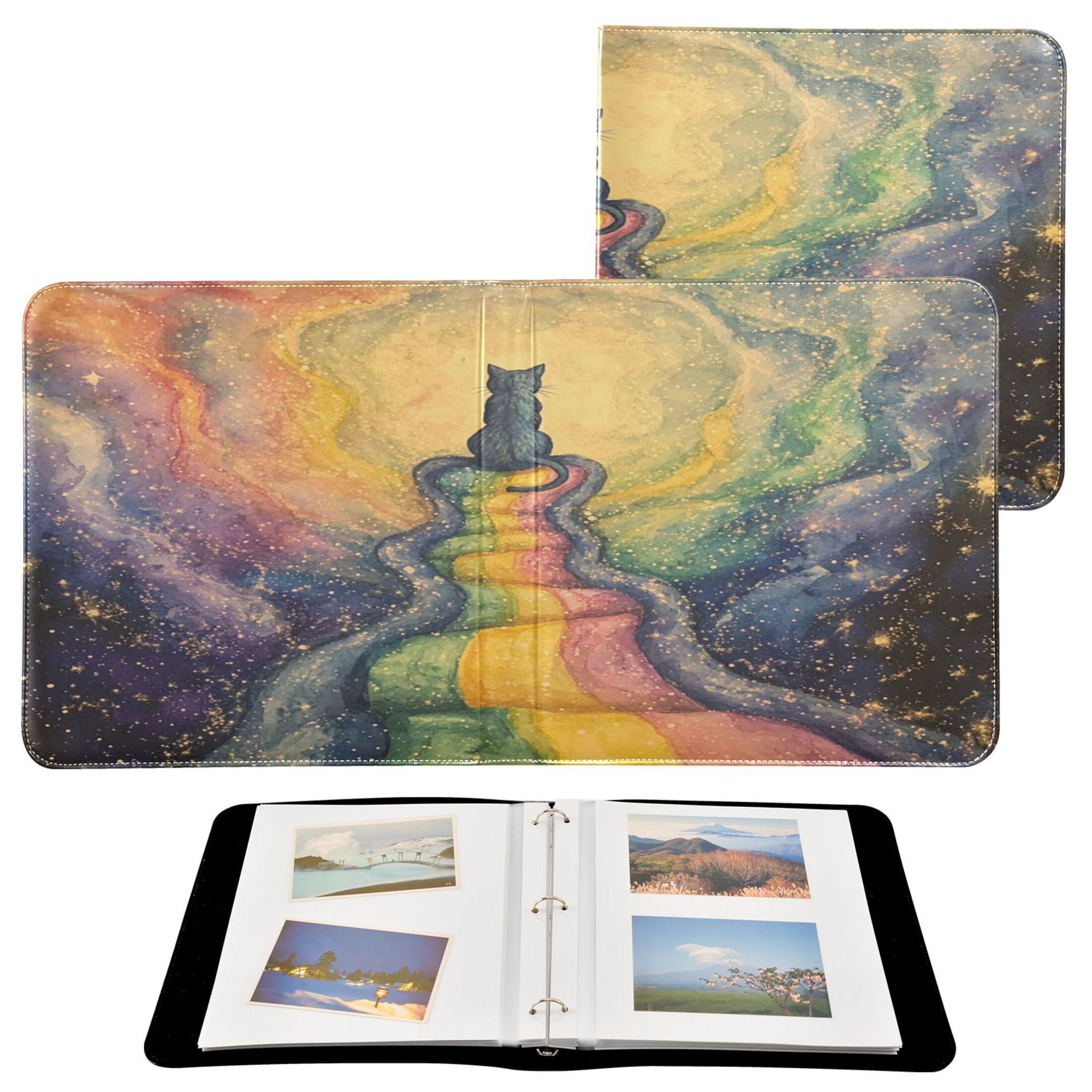 BZSMCE Photo Album Book Scrapbooking Cosmic Adventure Ahead Printed ...