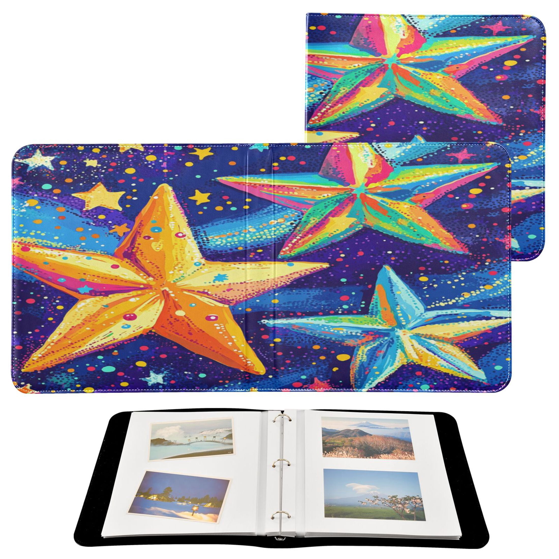 YAZAOO Photo Album Book Scrapbooking Cosmic Brightness Printed Picture ...