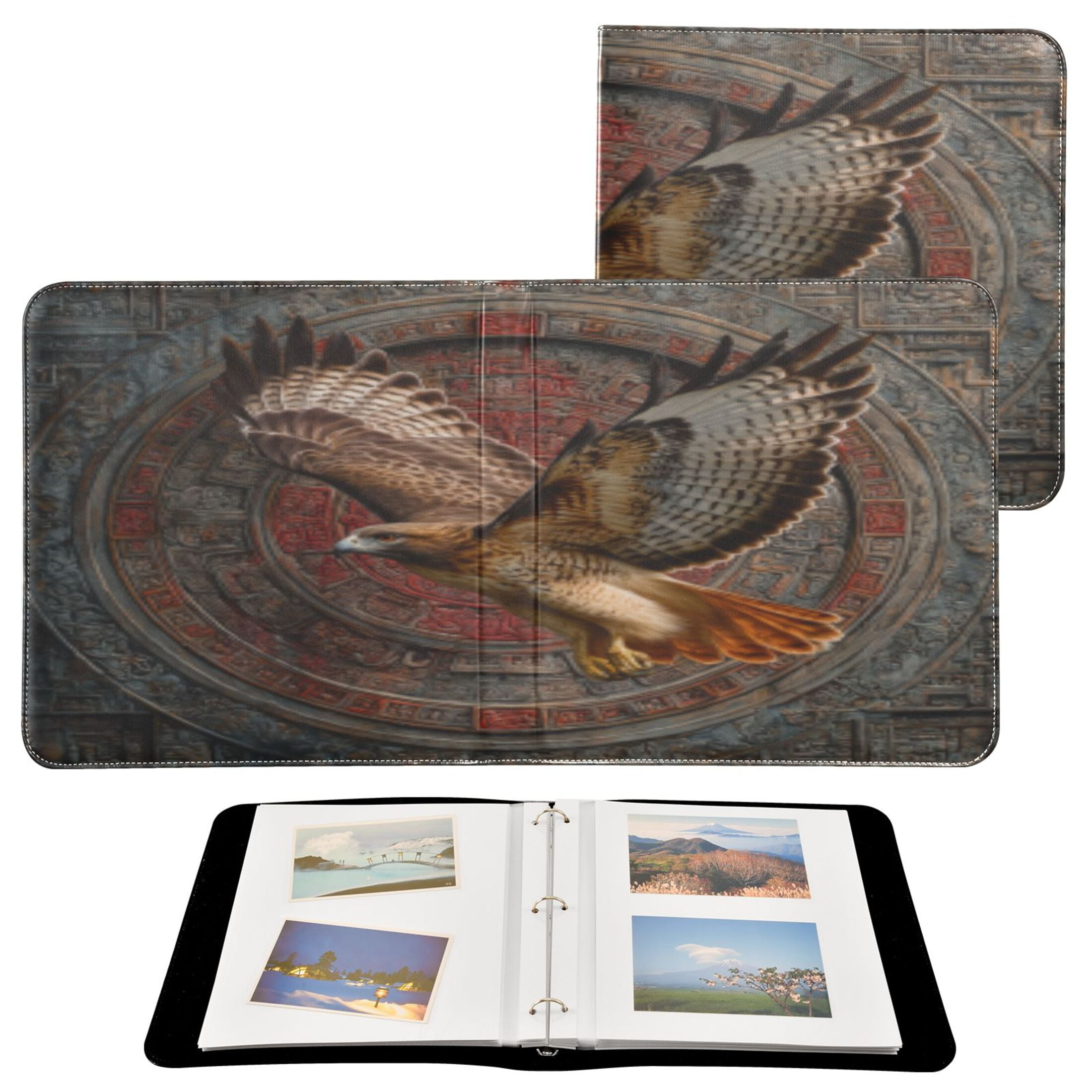 BZSMCE Photo Album Book Scrapbooking Eagle's Ancient Emblem Flight ...