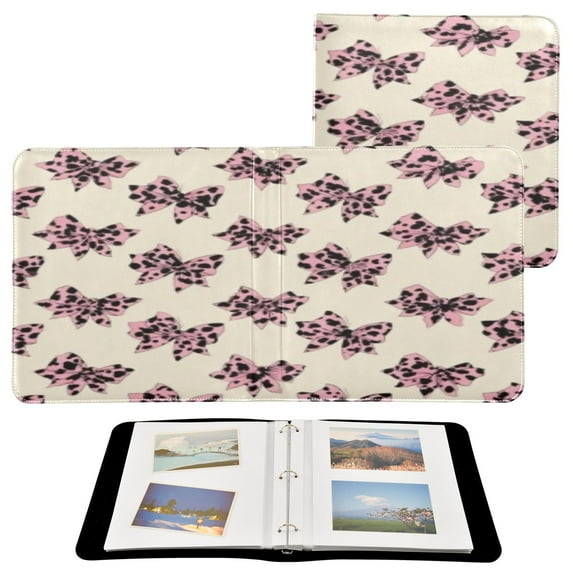 BZSMCE Photo Album Book Scrapbooking Leopard Butterfly Scatter Printed ...