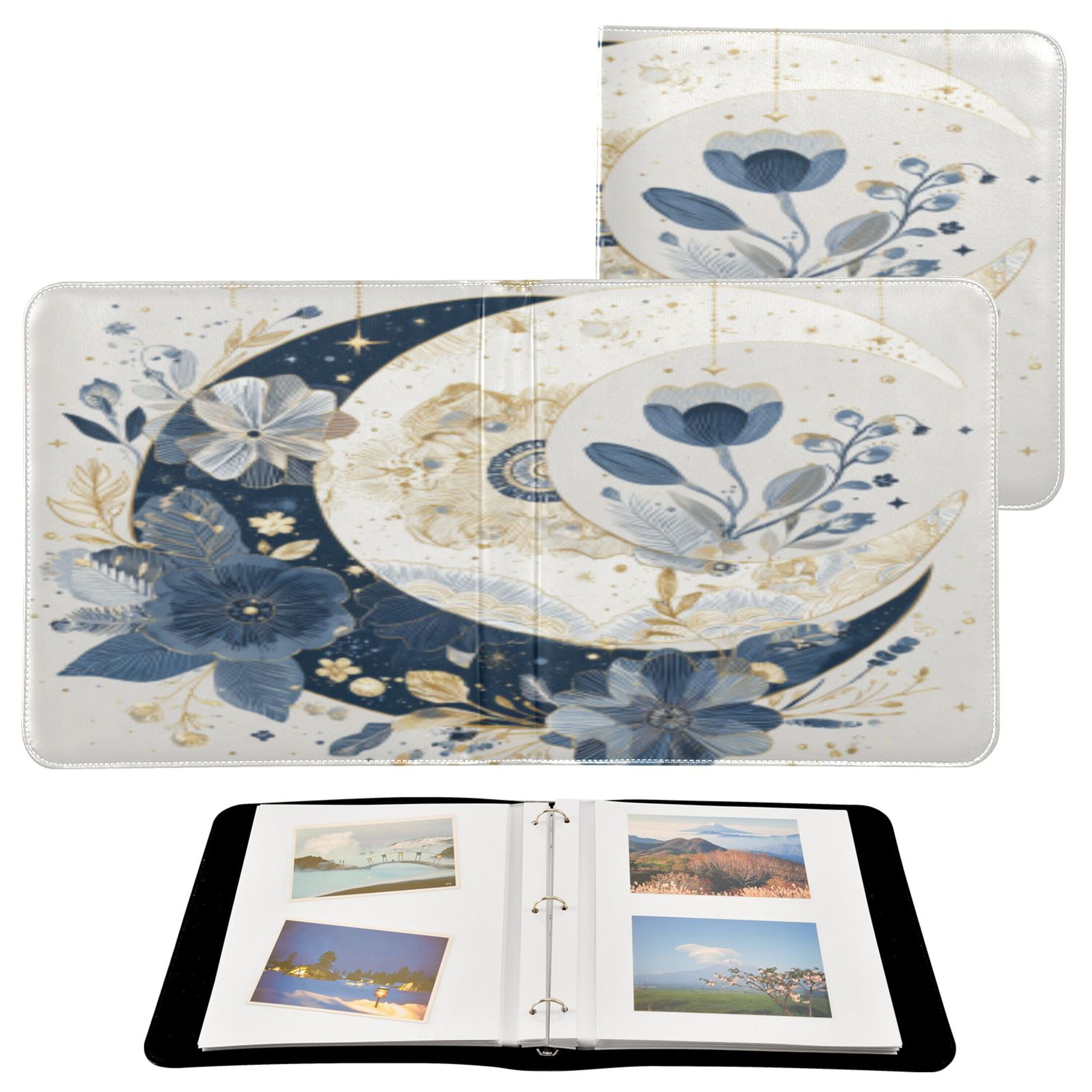 BZSMCE Photo Album Book Scrapbooking Lunar Bloom Altar Printed Picture ...