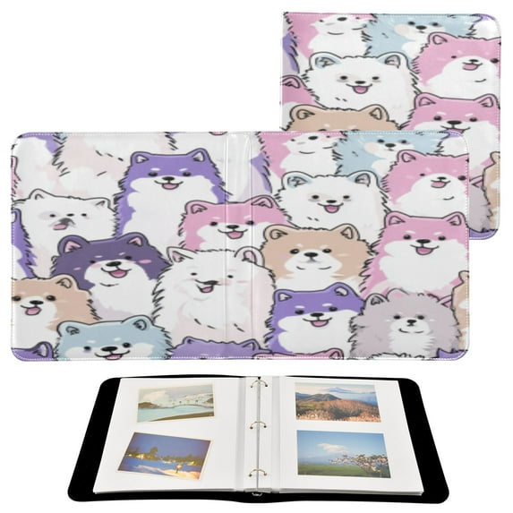 BZSMCE Photo Album Book Scrapbooking Pastel Cute Pups Printed Picture ...