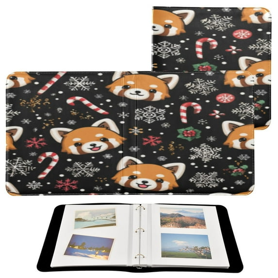 BZSMCE Photo Album Book Scrapbooking Red Panda's Winter Carnival ...
