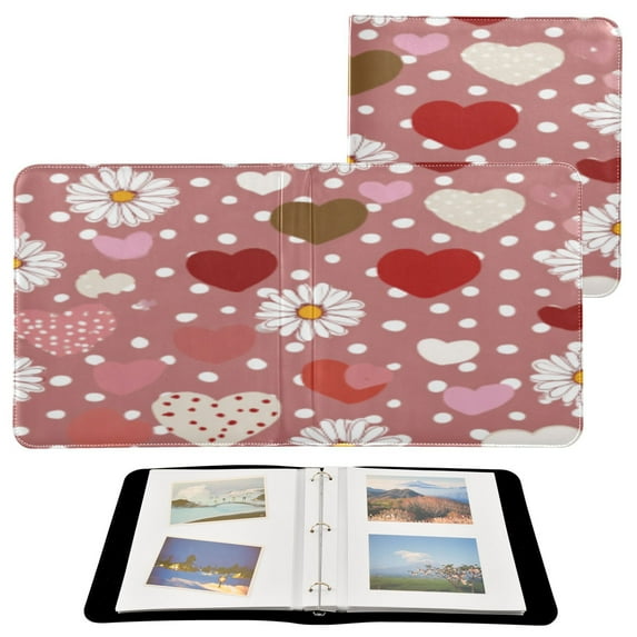 BZSMCE Photo Album Book Scrapbooking Ruby Heart - Floral Medley Printed ...