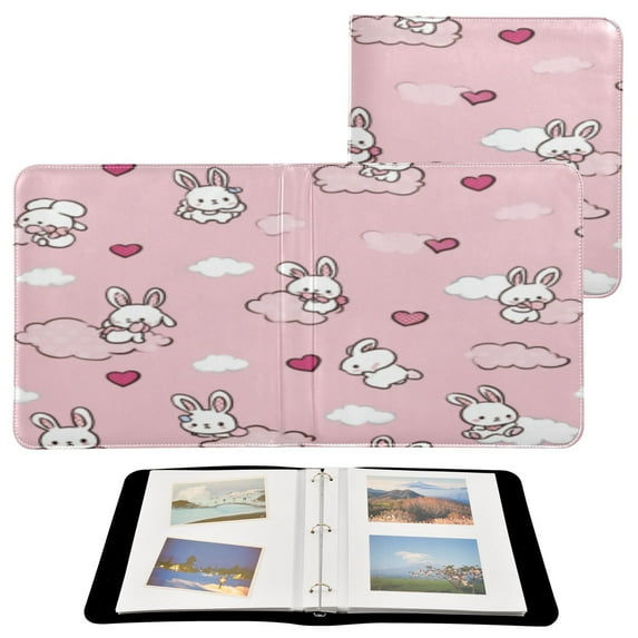 BZSMCE Photo Album Book Scrapbooking Tiny Bunny Heart Cloudscape ...