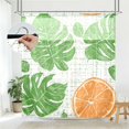 BZSMCE Plant Fruit Tile Abstract Pattern Pattern Bathroom Shower ...