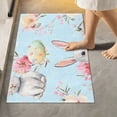 BZSMCE Rabbit Carrots Pattern (4) Pattern 2-Piece Non-Slip Absorbent ...