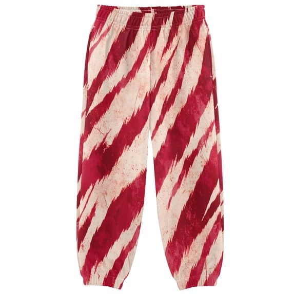BZSMCE Red Tiger Pattern Print Elastic Waist Jogger Pants Lightweight ...