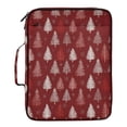 BZSMCE Red White Tree Pattern Pattern Water-Resistant Filing Folder ...