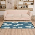 BZSMCE Runner Rug Classical Design Imgi_35_ffyy4_white_flowers_on_a ...