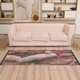 BZSMCE Runner Rug Classical Design Pearl Floral Crane Modern Pattern ...