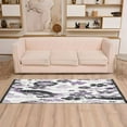 BZSMCE Runner Rug Classical Design Purple Floral Fan Mosaic Modern ...