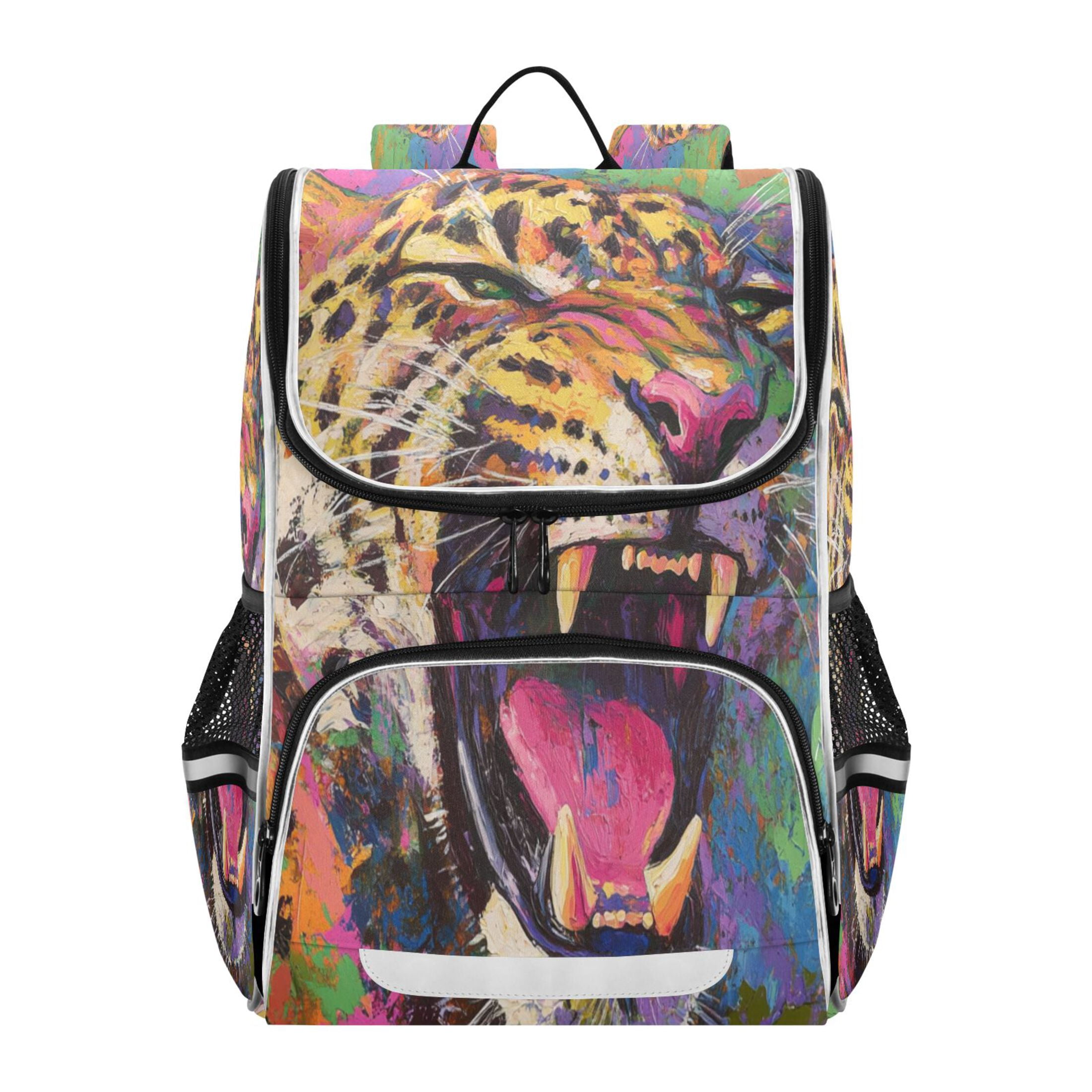 YAZAOO School Backpack Travel Bag Bookbags Bookbags Predator Pattern ...
