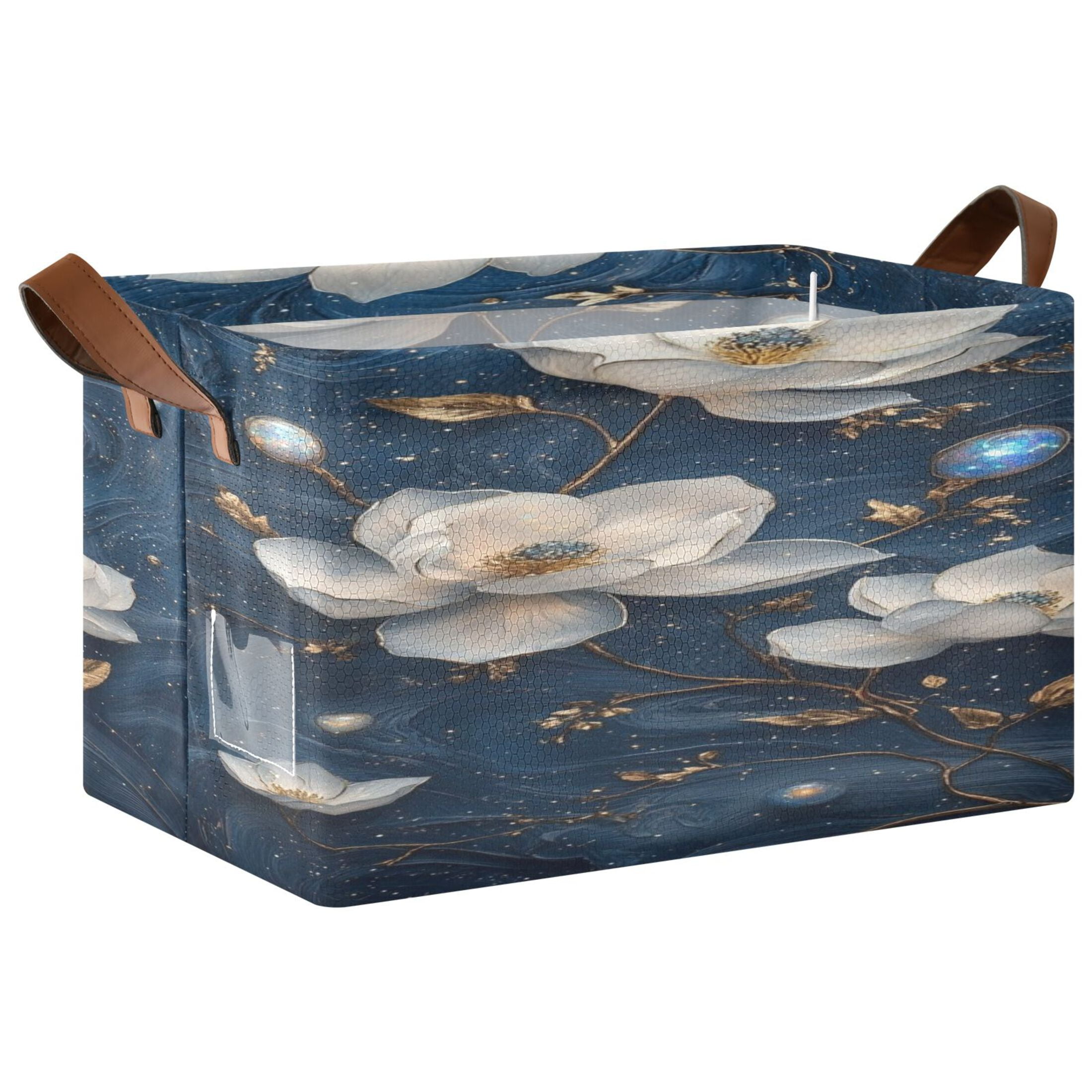 BZSMCE Shelf Baskets Storage Bins Celestial Blossoms Pattern Storage Box - Walmart.com