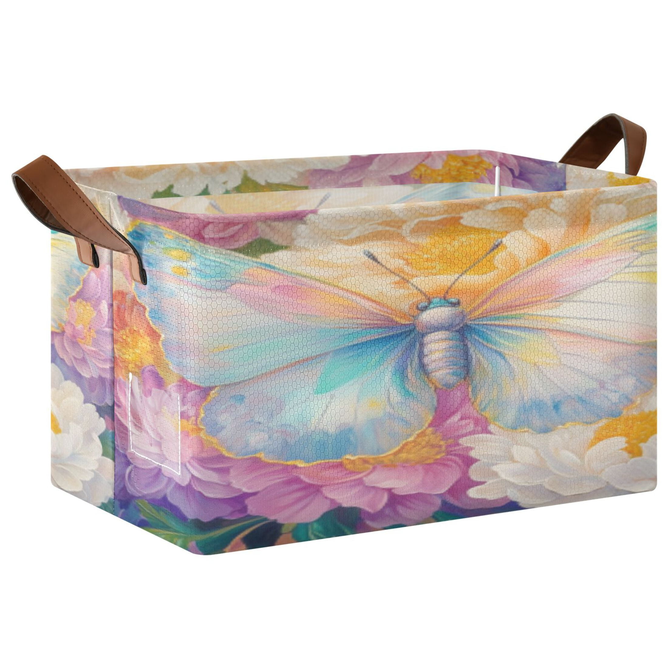 BZSMCE Shelf Baskets Storage Bins Enchanted Butterfly Pattern Storage ...