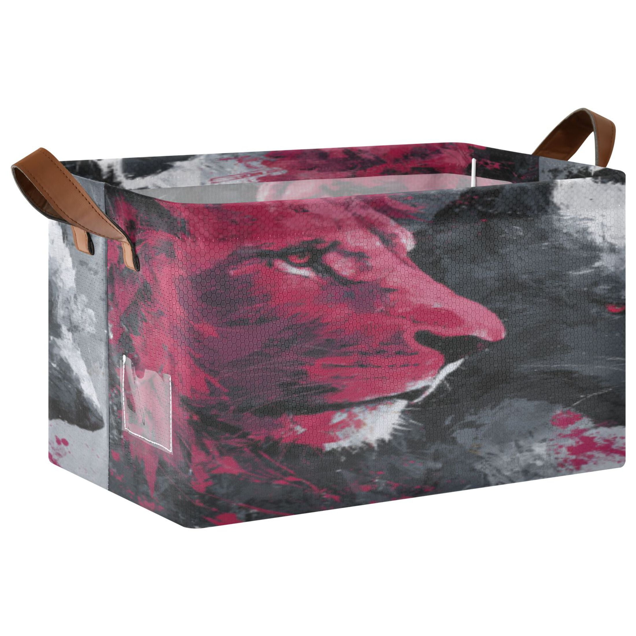 BZSMCE Shelf Baskets Storage Bins Lion and Wolf Pattern Storage Box ...