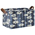 BZSMCE Shelf Baskets Storage Bins Midnight Daisy Dance Pattern Storage ...