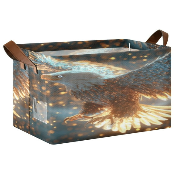 BZSMCE Shelf Baskets Storage Bins Sparkling Wings Of Fire Pattern ...