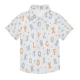 BZSMCE Short-Sleeve Button-Down Shirt Summer Word For Soft Breathable ...