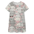 BZSMCE Short Sleeve dress Dress Casual Cotton Dresses-515215737 Of ...
