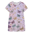 BZSMCE Short Sleeve dress Dress Casual Cotton Dresses-Childhood Delight ...