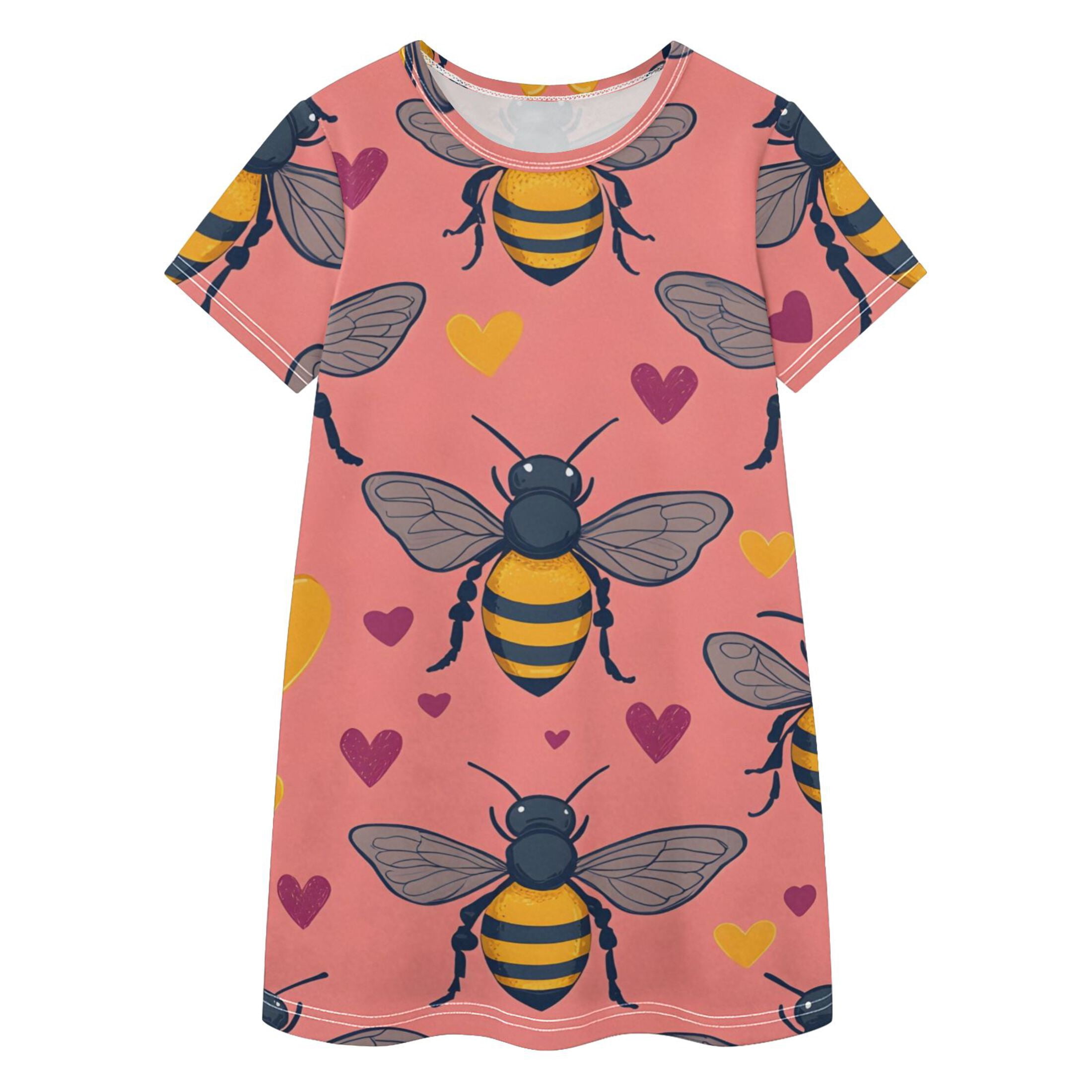 BZSMCE Short Sleeve dress Dress Casual Cotton Dresses ...