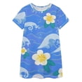 BZSMCE Short Sleeve dress Dress Casual Cotton Dresses-Jellyfish ...