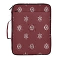BZSMCE Snowflake Old Red Pattern Pattern Water-Resistant Filing Folder ...