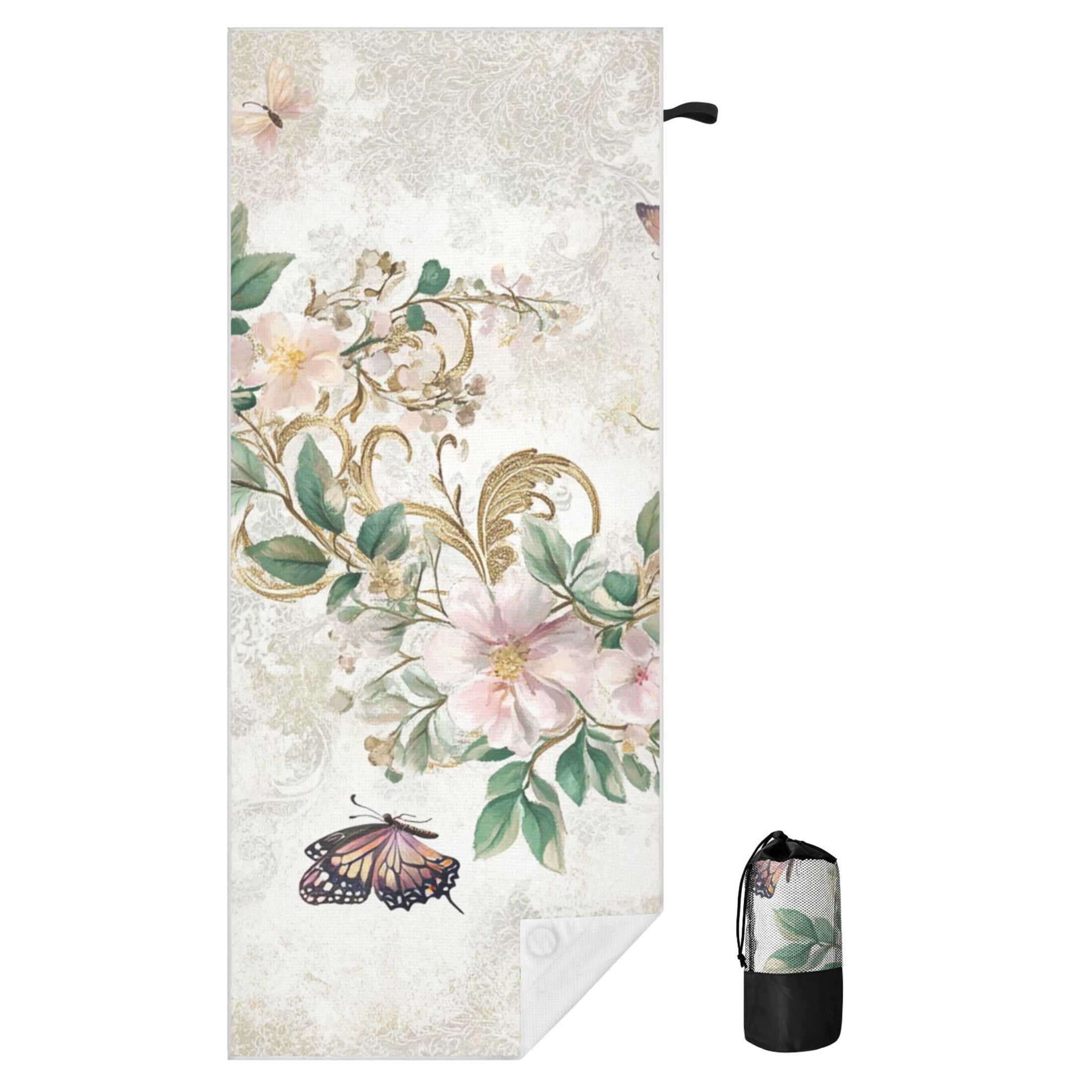 BZSMCE Soft BZSMCE Soft Blossom Elegance For Beach Towel with Wind ...
