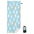 BZSMCE Soft Baseball Bat Pattern For Beach Towel with Wind-Resistant ...