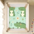 BZSMCE Soft Fitted Cotto Sheets In Cute Little Daisy Cartoon Crocodile ...