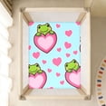 BZSMCE Soft Fitted Cotto Sheets In Heart Shaped Frog Pattern - Walmart.com