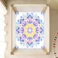 BZSMCE Soft Fitted Cotto Sheets for In Celestial Bloom Mandala Pattern ...