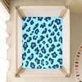 BZSMCE Soft Fitted Cotto Sheets for In Leopard Blue Pattern Pattern ...